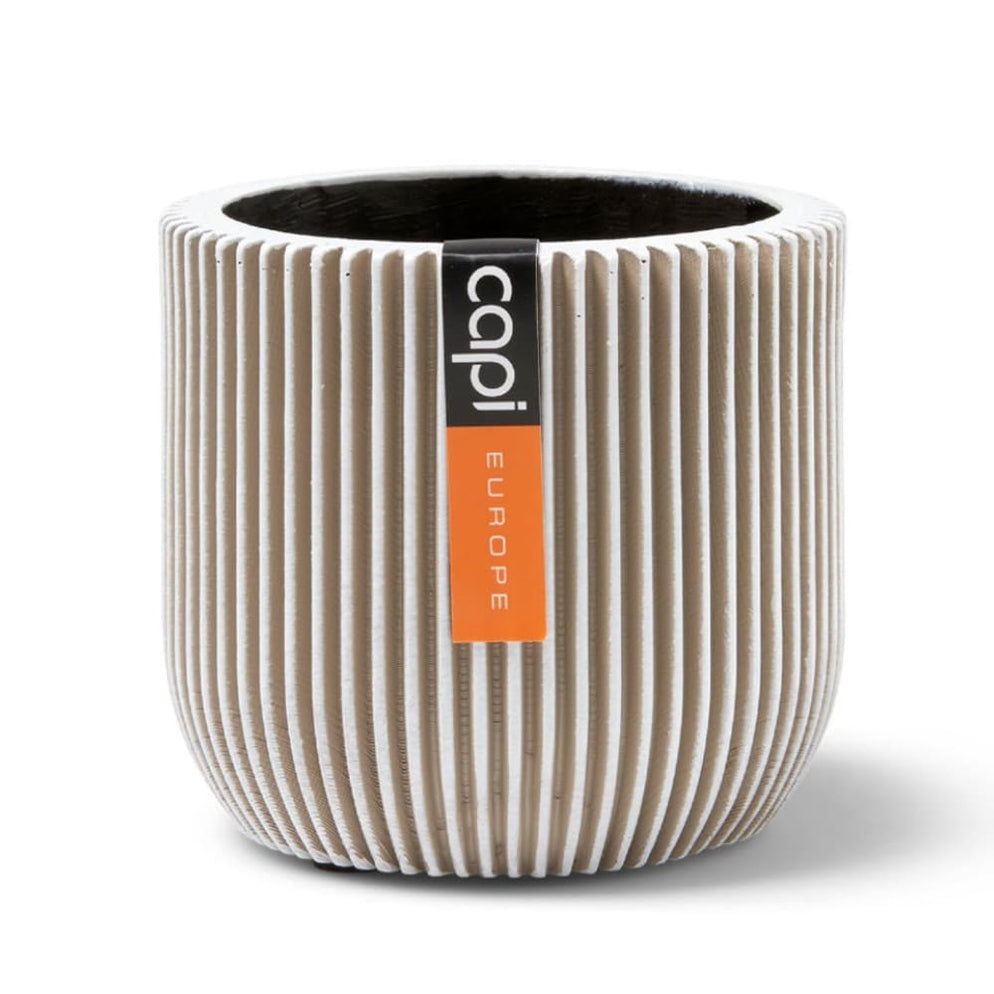 Capi Planter Ball Groove Indoor Plant Pot — Artificial Eden